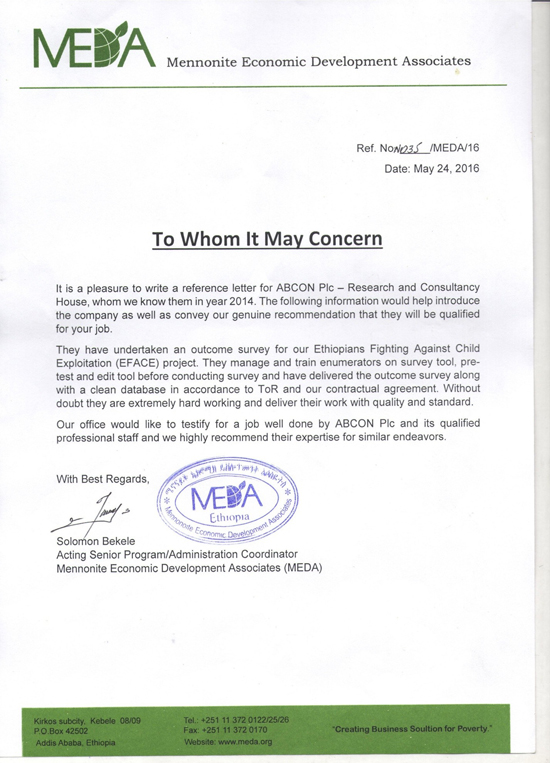 Abcon Research & Consulting Firm in Ethiopia